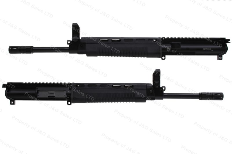 Wolf A1 AR-15 5.56 Complete Upper, 14.5” Barrel, T91 Gas Piston System, New. – J&G Sales